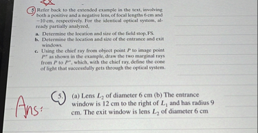 SOLVED: (5) Refer back to the extended example in the test, involving ...