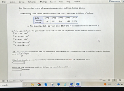 Draw Derign tyyout Relerences Malings Review View Holp Acrobat. Comment ...