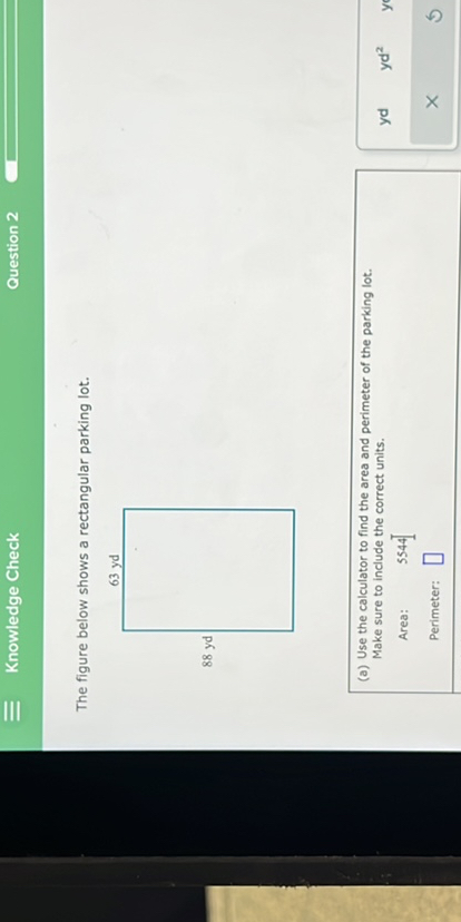 Kinonededge Check Question 2 The figure below shows a rectangular ...