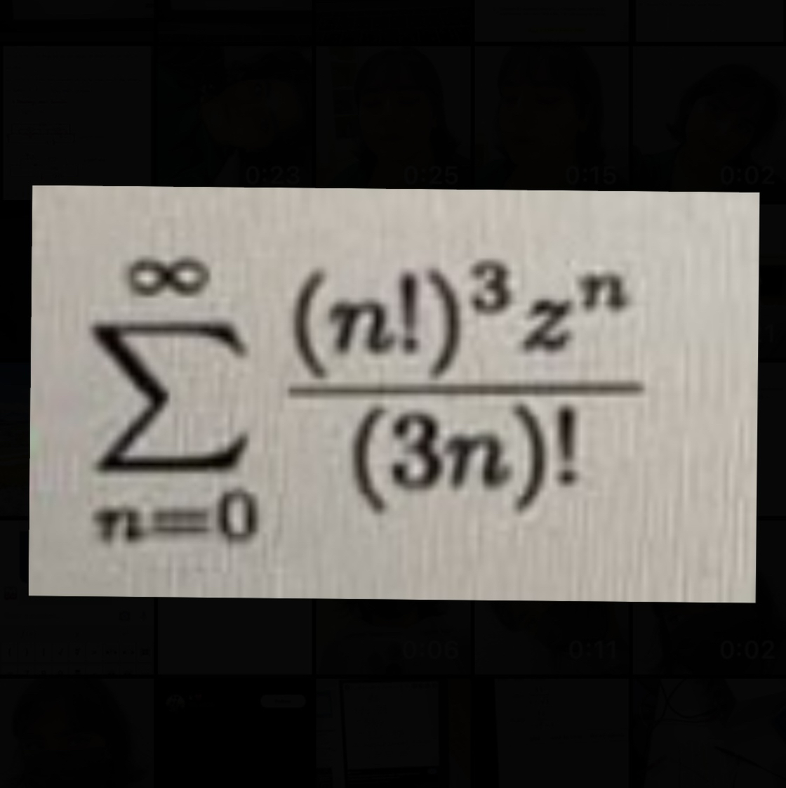 SOLVED n 0 n 3 Z n 3 N 