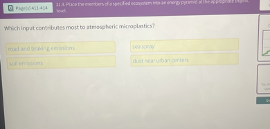 pages 411 414 100 which input contributes most to atmospheric ...