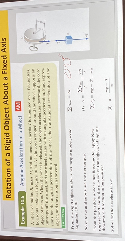 SOLVED: Rotation of a Rigid Object About a Fixed Axis