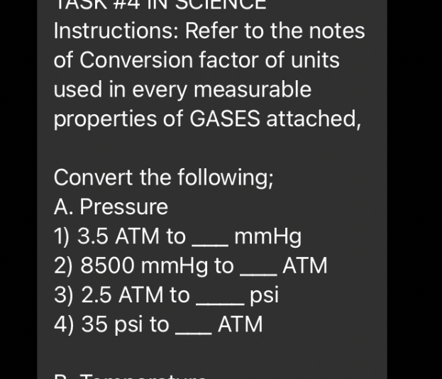 instructions refer to the notes of conversion factor of units used in ...