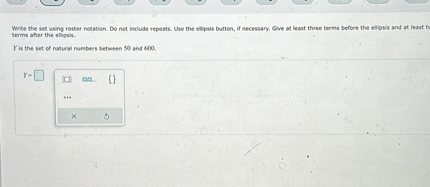 Wribe the set using rouber notation. Do not include repeats. Use the ...