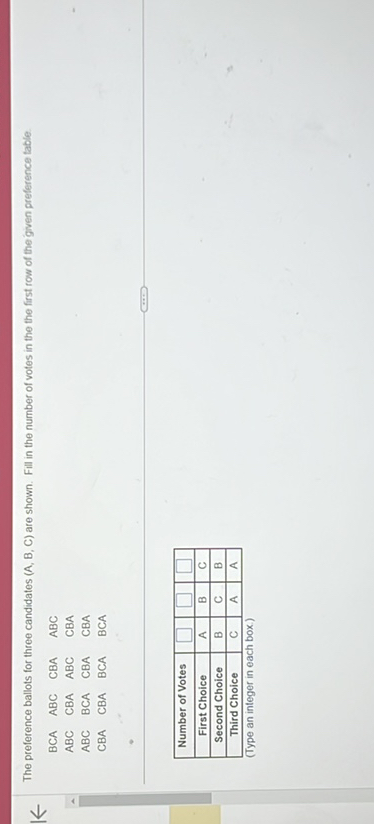 BCA MBC CBA ABC MBC CRA ANC CAA NEC BCA CBA CBA CBM CBA BCA DCA Number ...