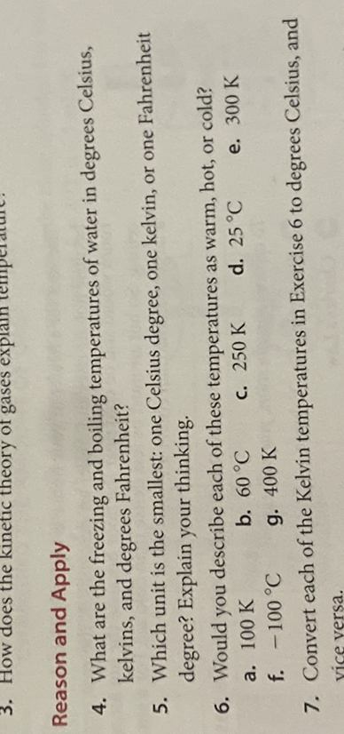 SOLVED: Reason and Apply 4. What are the freezing and boiling ...