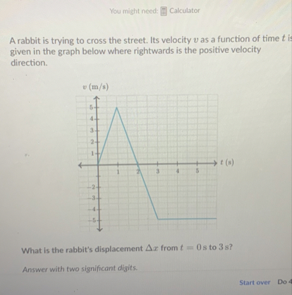 You might need: Calculator A rabbit is trying to cross the street. Its ...