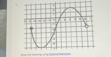 SOLVED: 1. Write the following using Interval Notation.