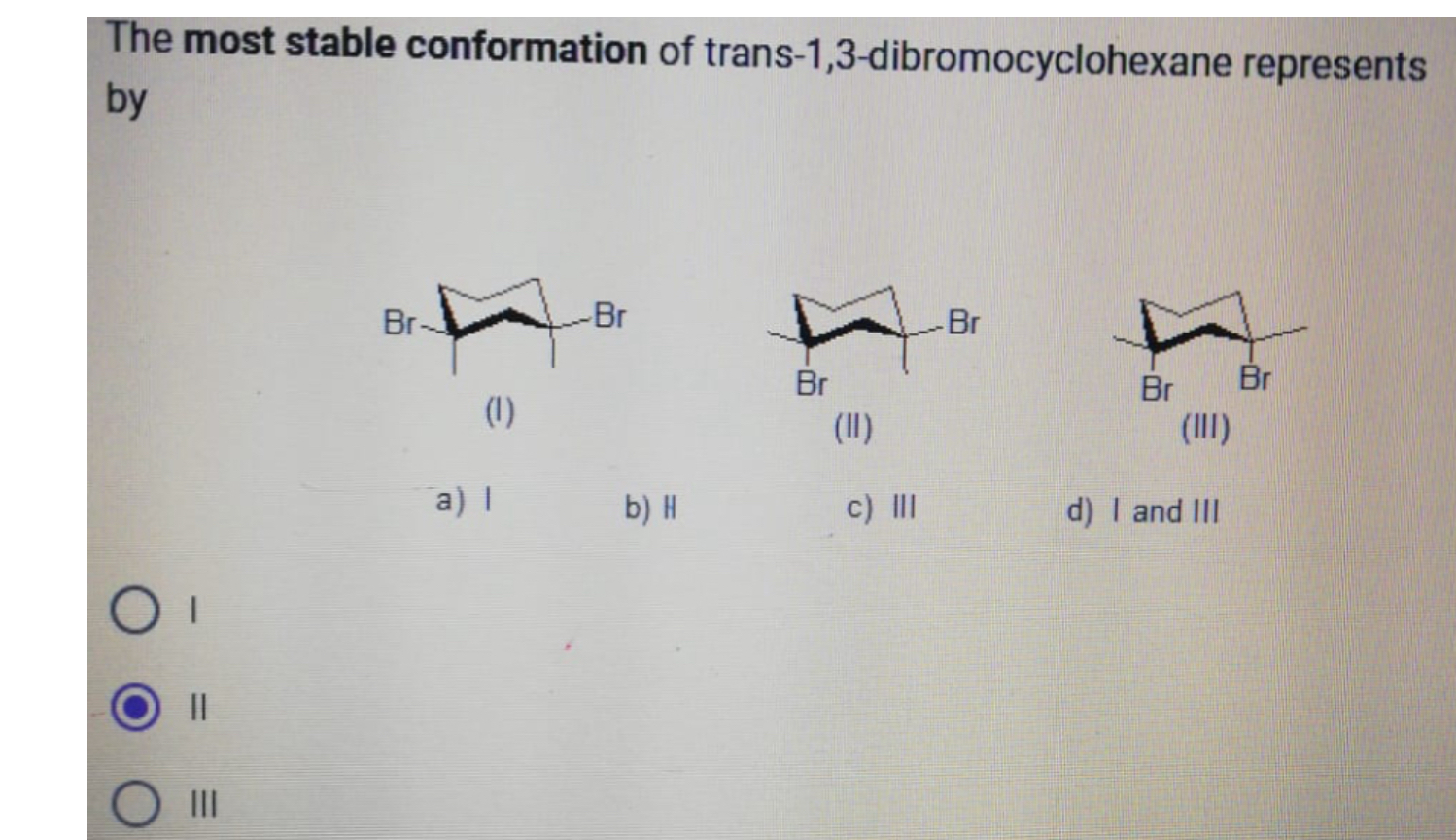 [GET ANSWER] The most stable conformation of trans-1,3 ...