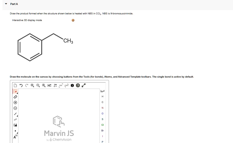 SOLVED: Draw the product formed when the structure shown below is ...