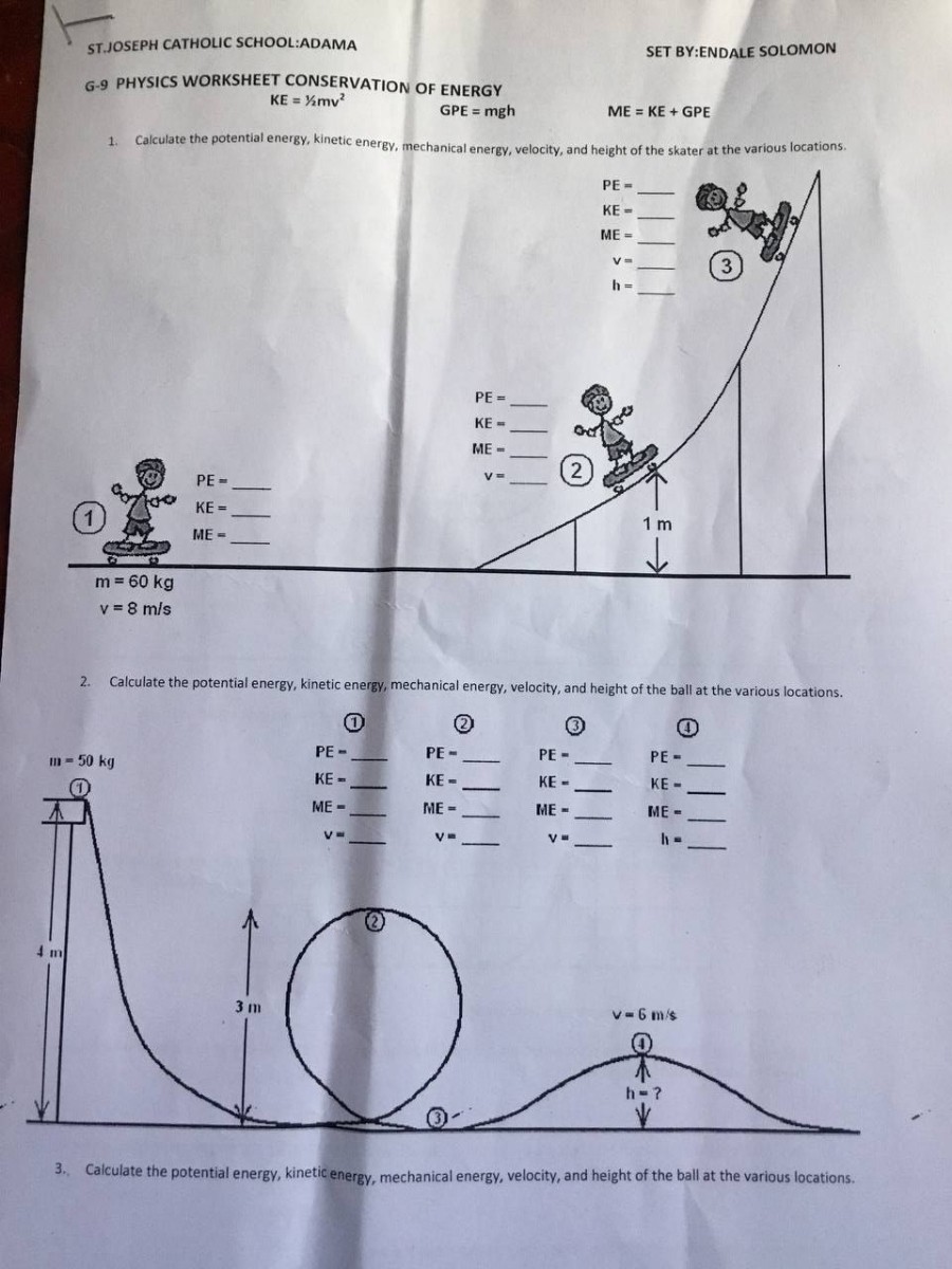 ST.JOSEPH CATHOLIC SCHOOL:ADAMA SET BY:ENDALE SOLOMON G-9 PHYSICS ...