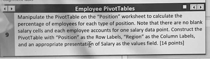 employee pivottables manipulate the pivottable on the position ...