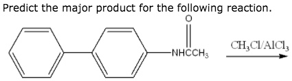SOLVED: Predict the major product for the following reaction. Predict ...