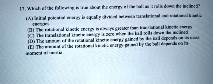 [GET ANSWER] which of the following is true about the energy of the ...