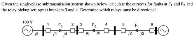 Given the single-phase subtransmission system shown below, calculate ...