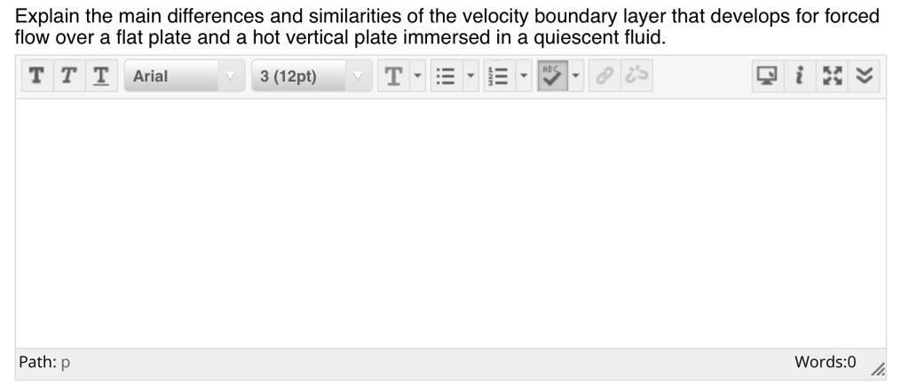 please show all steps explain the main differences and similarities of the velocity boundary ...