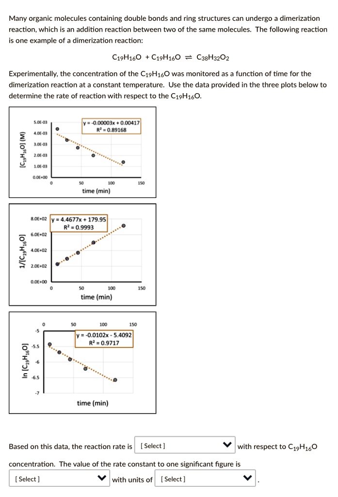 SOLVED:Many organic molecules containing double bonds and ring ...