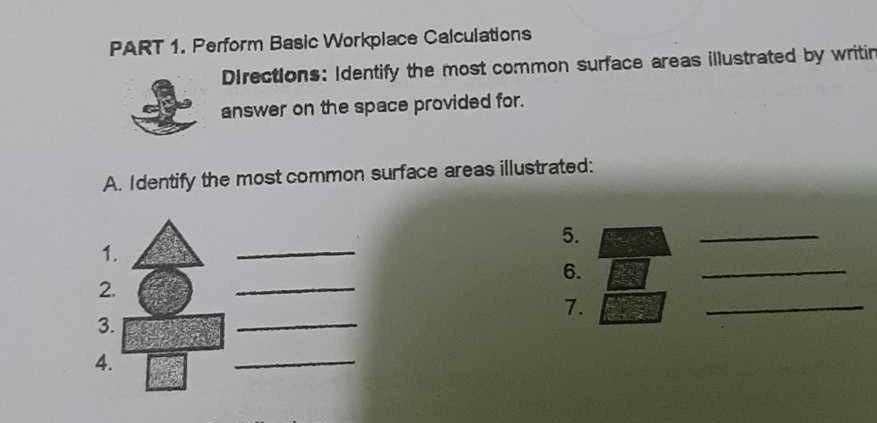 part 1 perform basic workplace calculations directions identify the ...