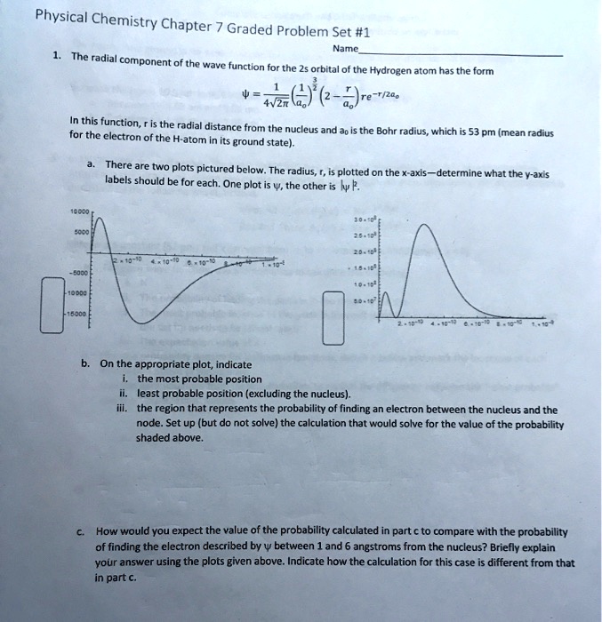 SOLVED: Physical Chemistry Chapter: Graded Problem Set #1 Name: The ...