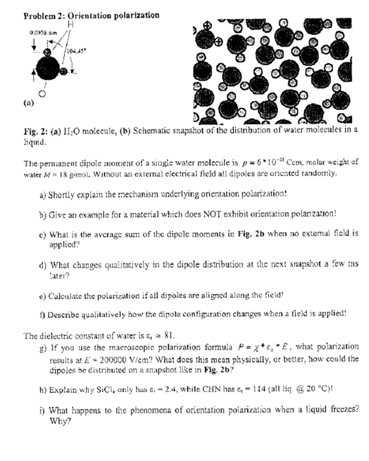 Problem 2 Orientation Polarization H 0 0958 Am 104 45 A Fig 2 A