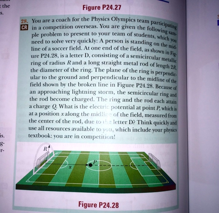 SOLVED: Figure P24.27 28 You are a coach for the Physics Olympics team ...