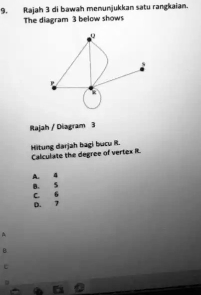 SOLVED: Rajah 3 di bawah menunjukkan satu rangkaian. The diagram 3 ...