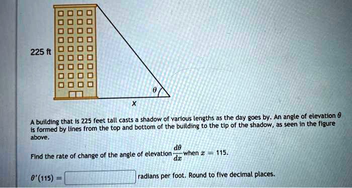 SOLVED:225 ht shadow of various lengths as the day goes by _ An angle ...
