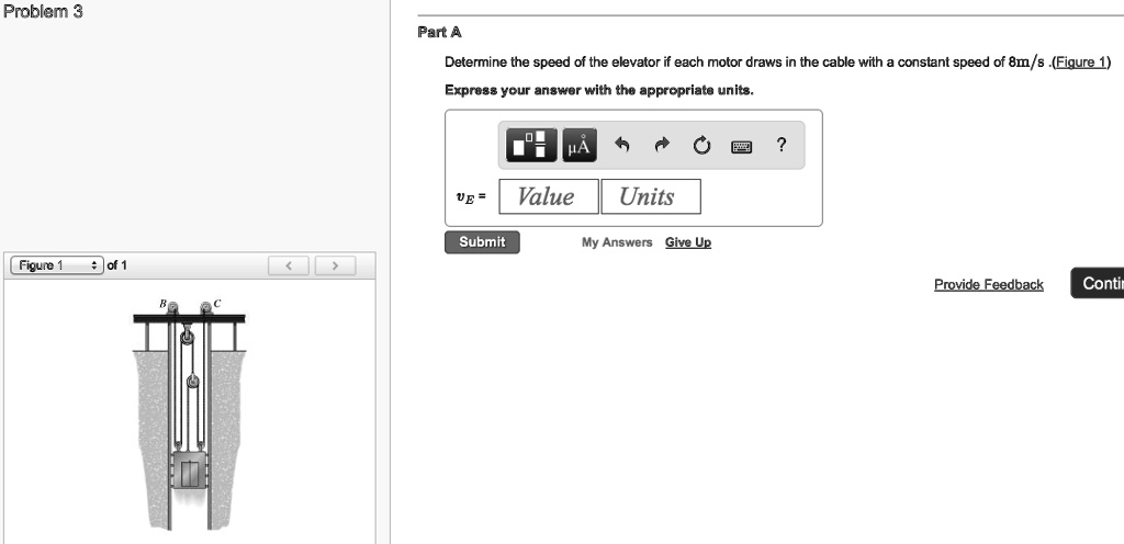 [GET ANSWER] Problem 3 Figure 1 Part A Determine the speed of the ...