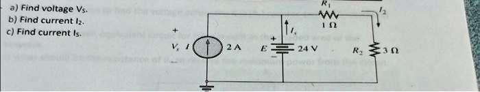 SOLVED: aFind voltage Vs b)Find current Iz cFind current Is. SOLVED: aFind voltage Vs b)Find current Iz cFind current Is.