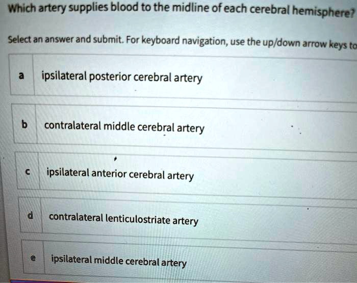 SOLVED: Select an answer and submit. For keyboard navigation, use the ...