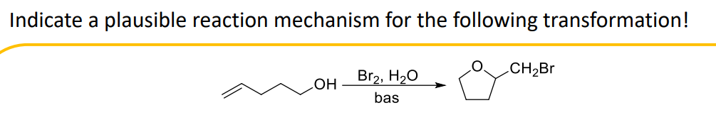 SOLVED: Indicate a plausible reaction mechanism for the following ...