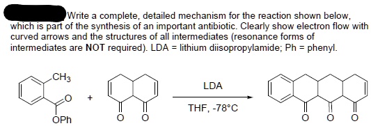 SOLVED: Write a complete, detailed mechanism for the reaction shown ...
