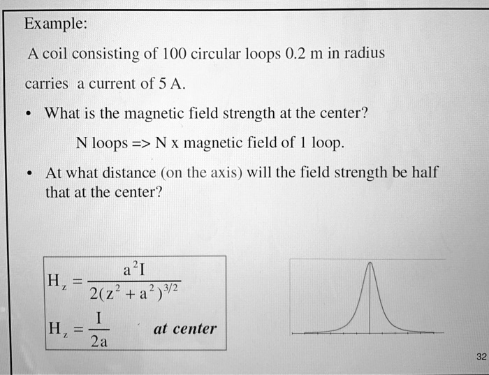 SOLVED: A coil consisting of 100 circular loops, each with a radius of 0.2 m, carries a current ...