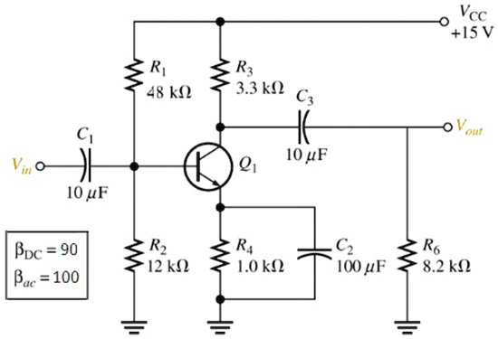 SOLVED: Using the schematic and the results of your DC analysis above ...