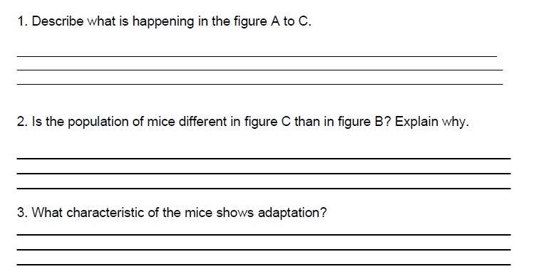1. Describe what is happening in the figure A to C. 2. Is the ...