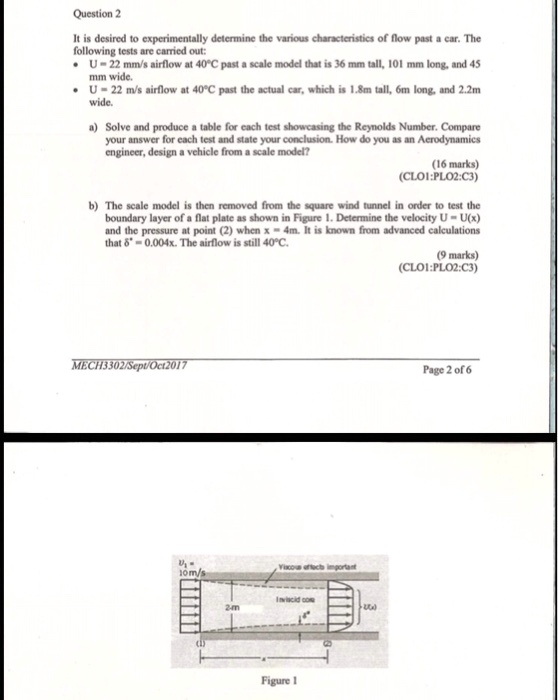 It is desired to experimentally determine the various characteristics ...