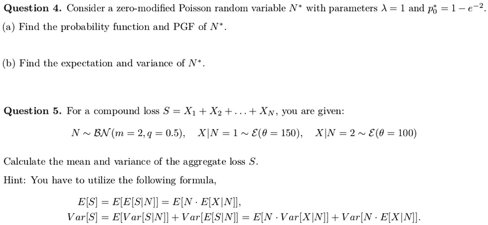 Variance Formula Probability