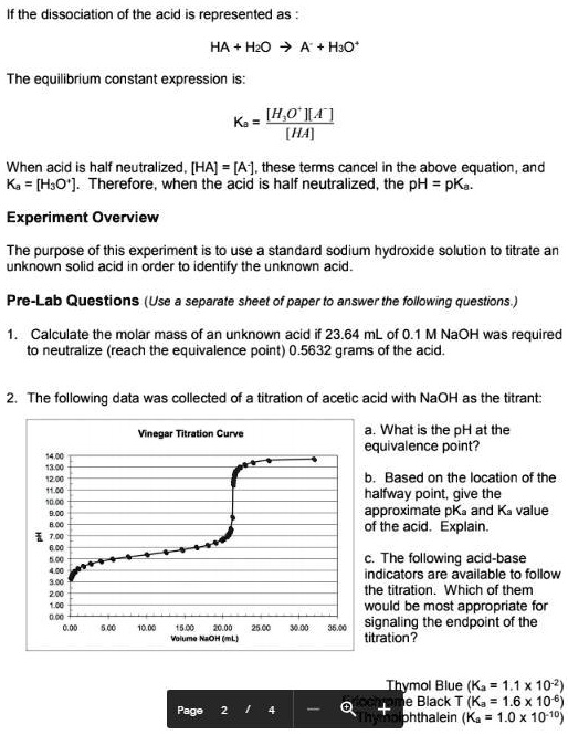 SOLVED: 'Can someone help me with this? If the dissociation of the acid ...