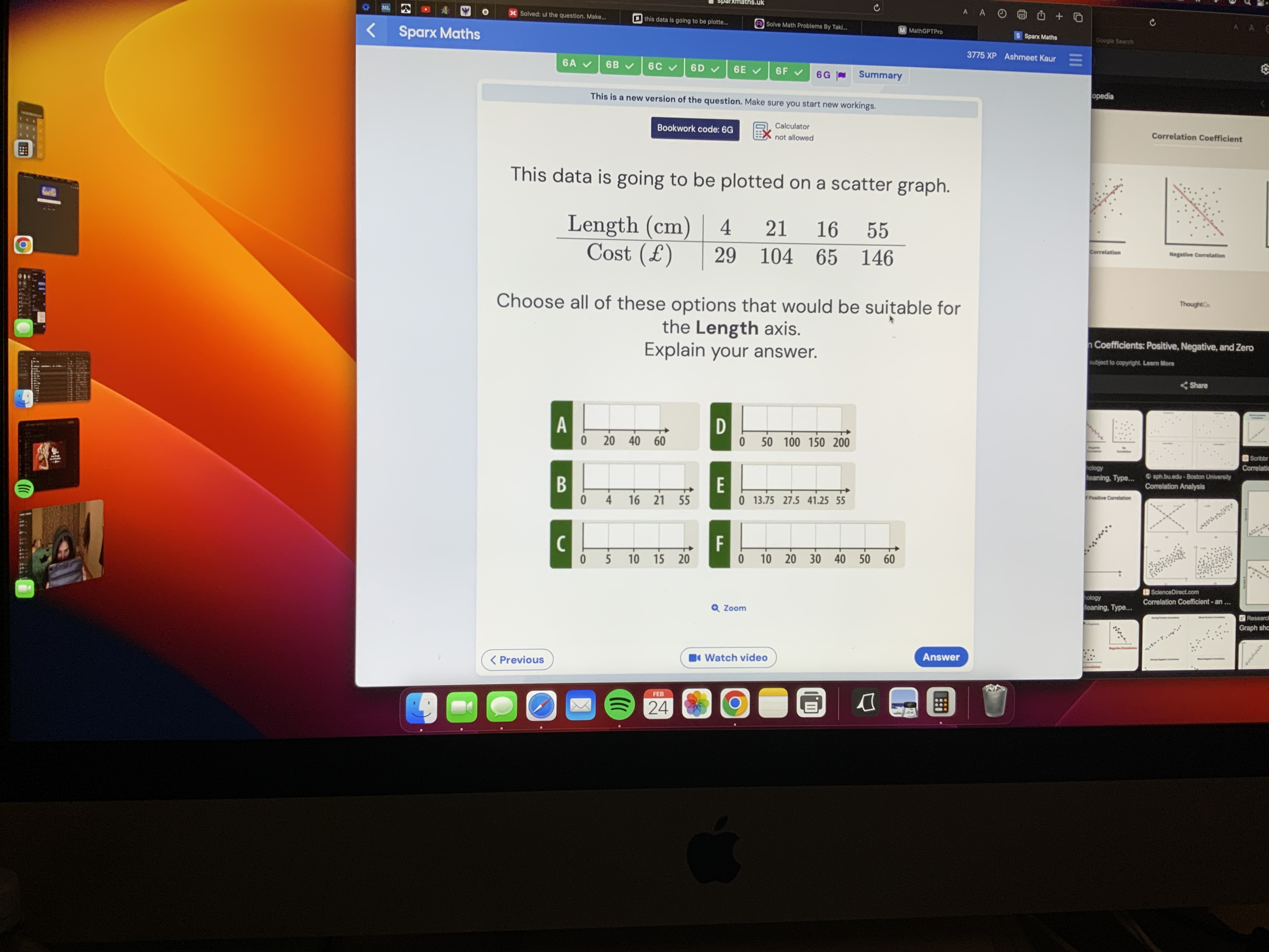 Solved: Sparx Maths This Is A New Version Of The Question. Make Sure 