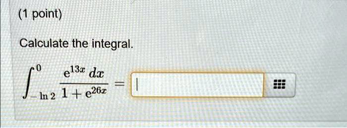 SOLVED: Calculate the integral: âˆ«(e^x)/(2 + 1 + e^(2x)) dx