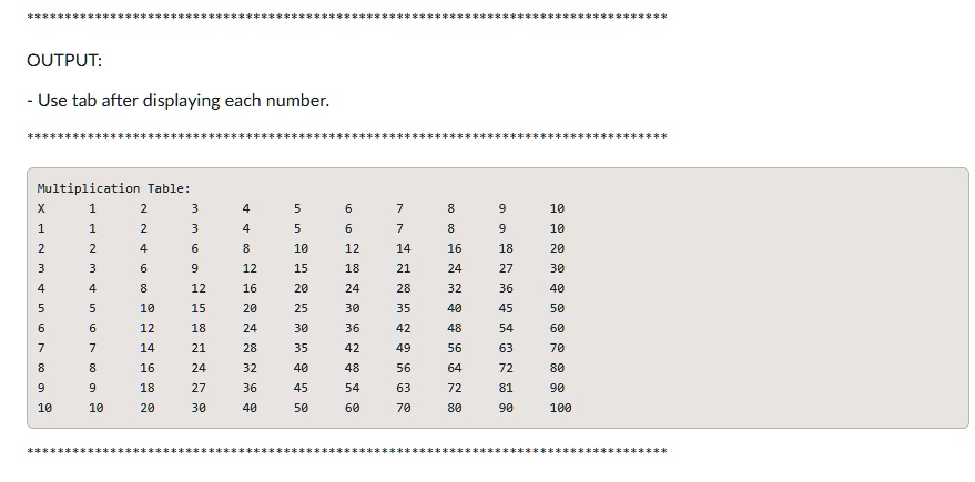 SOLVED: Write a Python program that creates and stores a multiplication ...