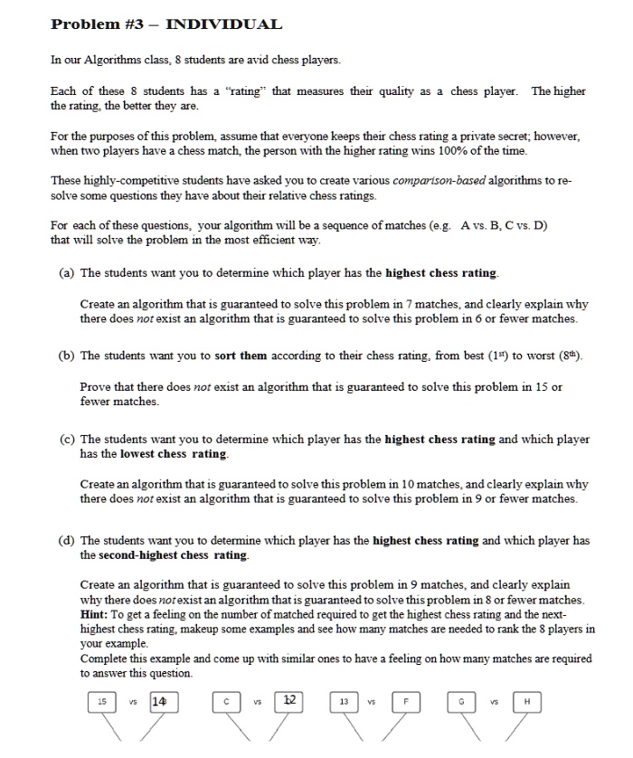 texts problem 3 individual in our algorithms class 8 students are avid ...