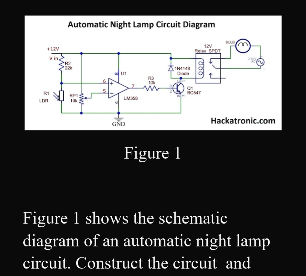 automatic night lamp circuit diagram figure 1 figure 1 shows the ...