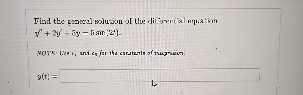 [GET ANSWER] Find the general solution of the differential equation y ...