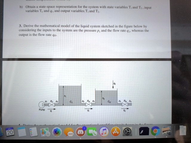 SOLVED: Obtain a state-space representation for the system with state ... SOLVED: Obtain a state-space representation for the system with state ...