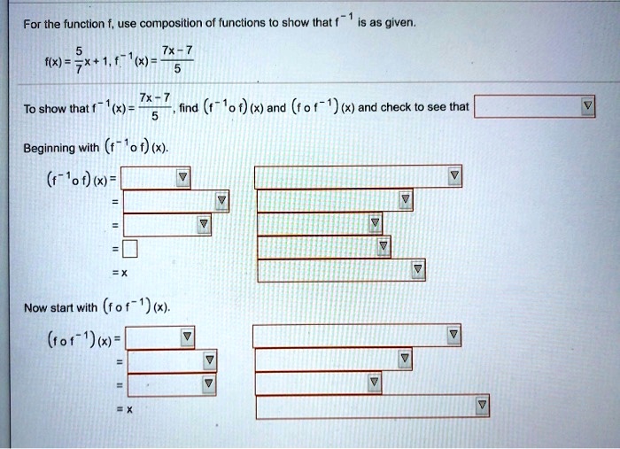 SOLVED: For the function use composition of functions to show Ihat ( is as given f(x) = X+1, To ...