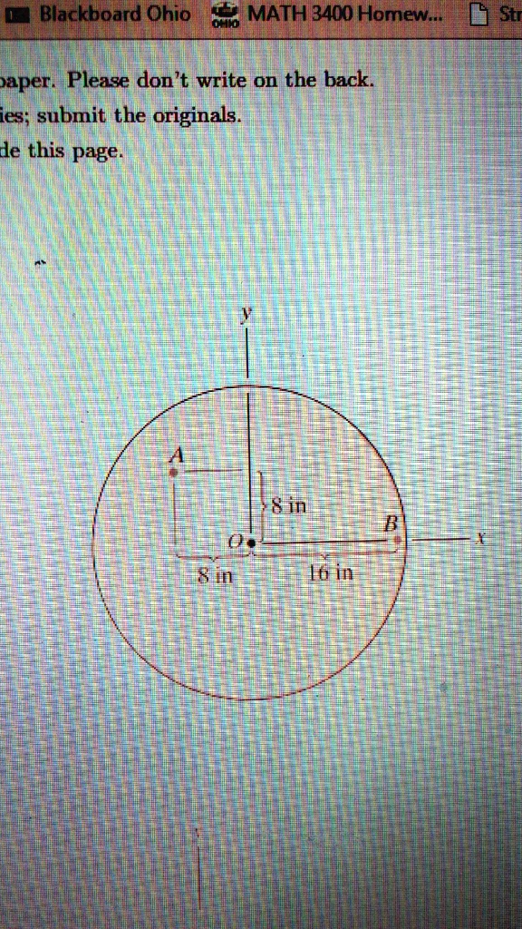 SOLVED: The disk is rotating about the fixed origin O with a constant clockwise angular velocity ...