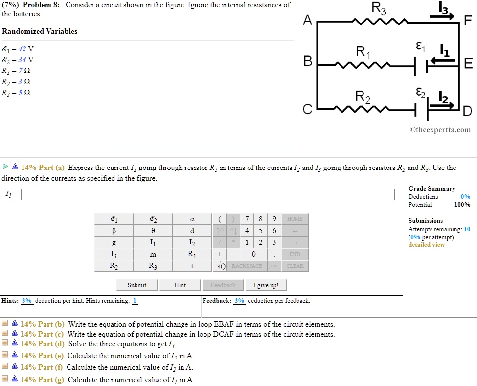 problem 8 consider circuit shown in the figure ignore the internal ... problem 8 consider circuit shown in the figure ignore the internal ...