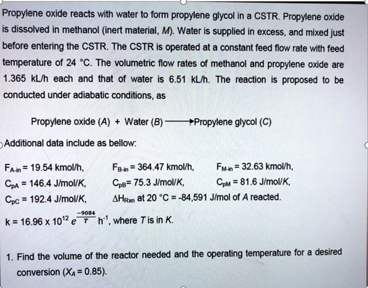 SOLVED: Calculate the mass flow rate, molar flow rate, and liquid volume flow for each component ...