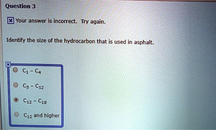 question 3 your answer is incorrect try again identify the size of the ...